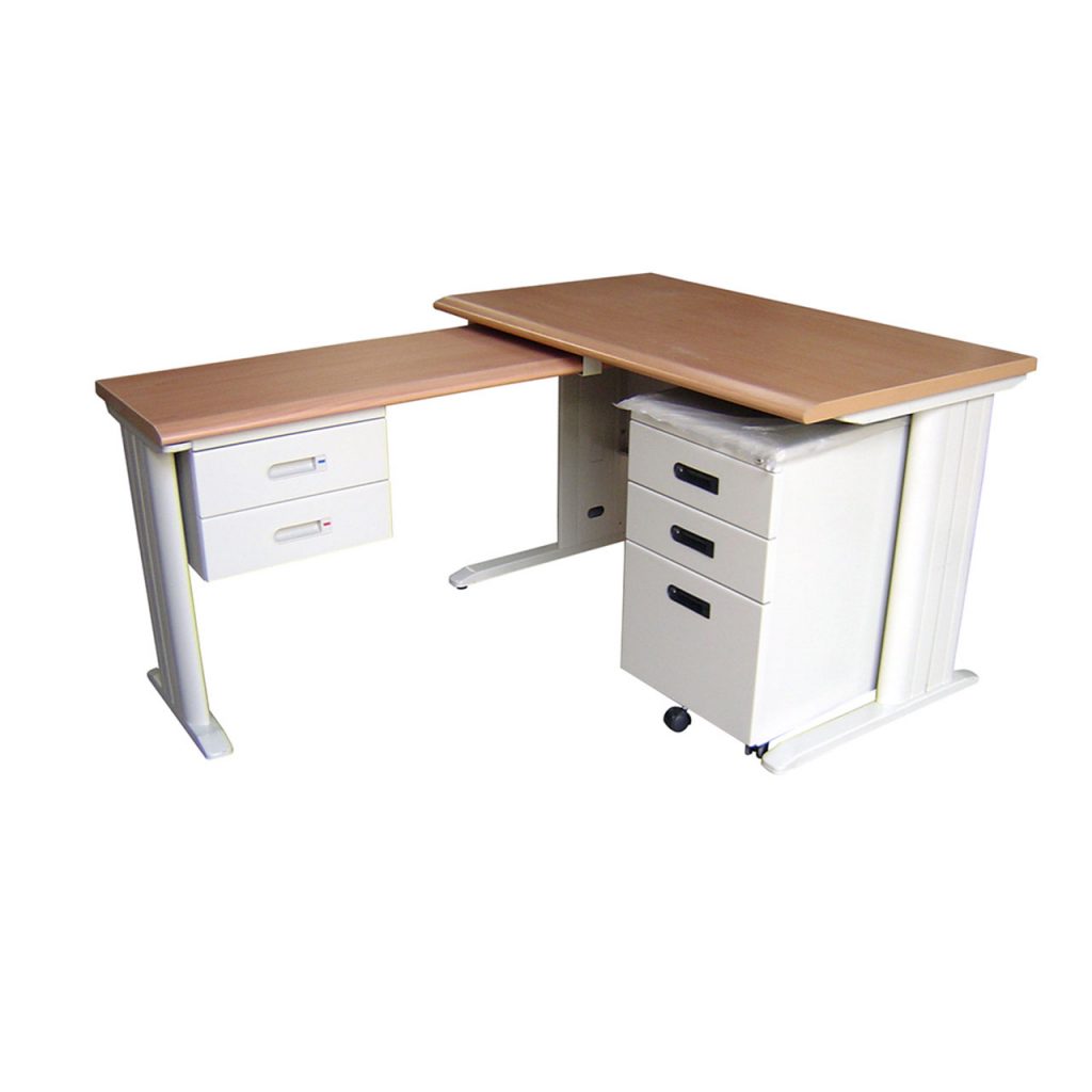Kappa L-Shaped Office Desk – Draf Office Furniture