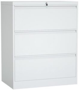 3 Layer Lateral Filing Cabinet – Recessed Handle – Draf Office Furniture